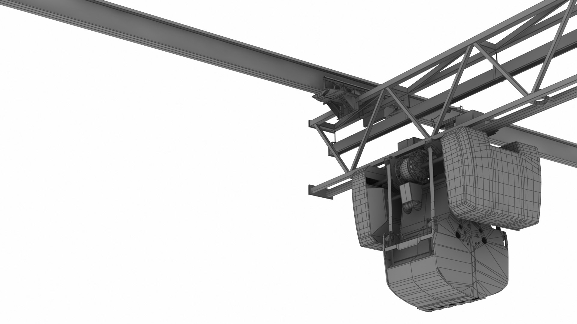 Automatic Feeding Machine Crane And Charge Station Collection 3D Model ...