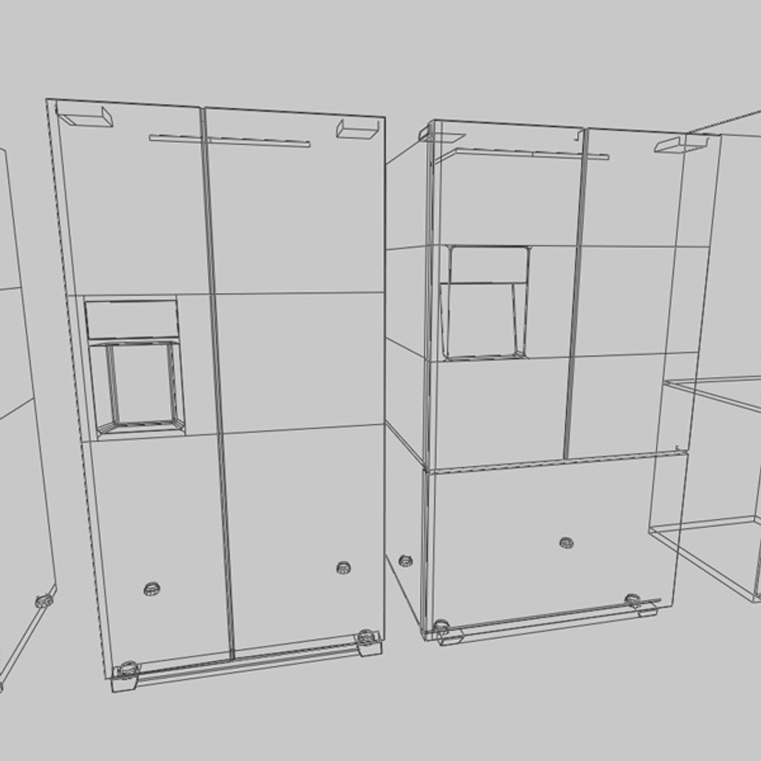 3ds Max Refrigerator Fridges
