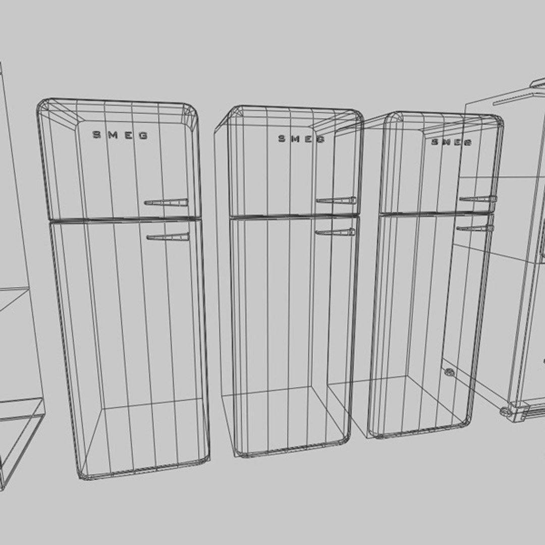 3ds Max Refrigerator Fridges