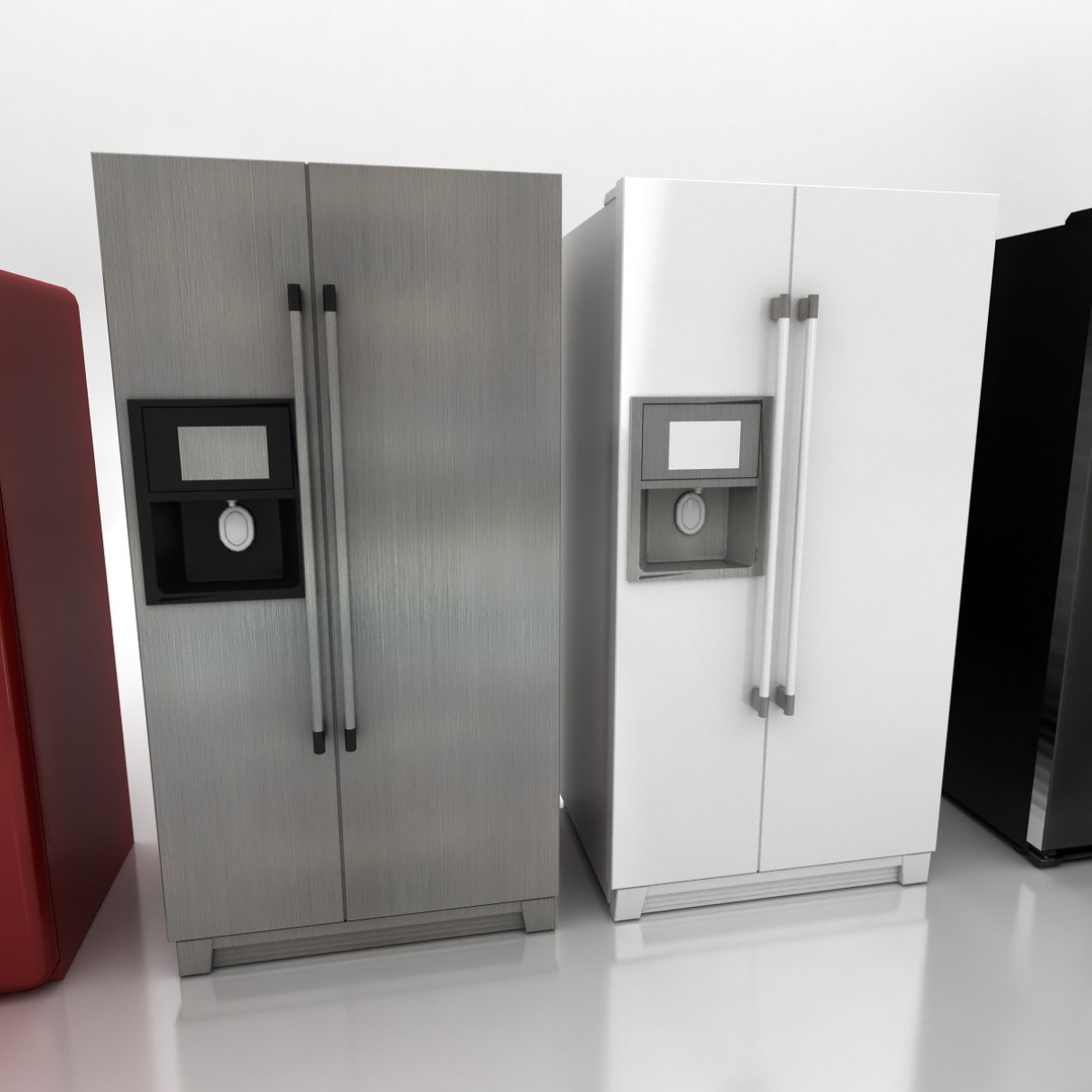 3ds Max Refrigerator Fridges