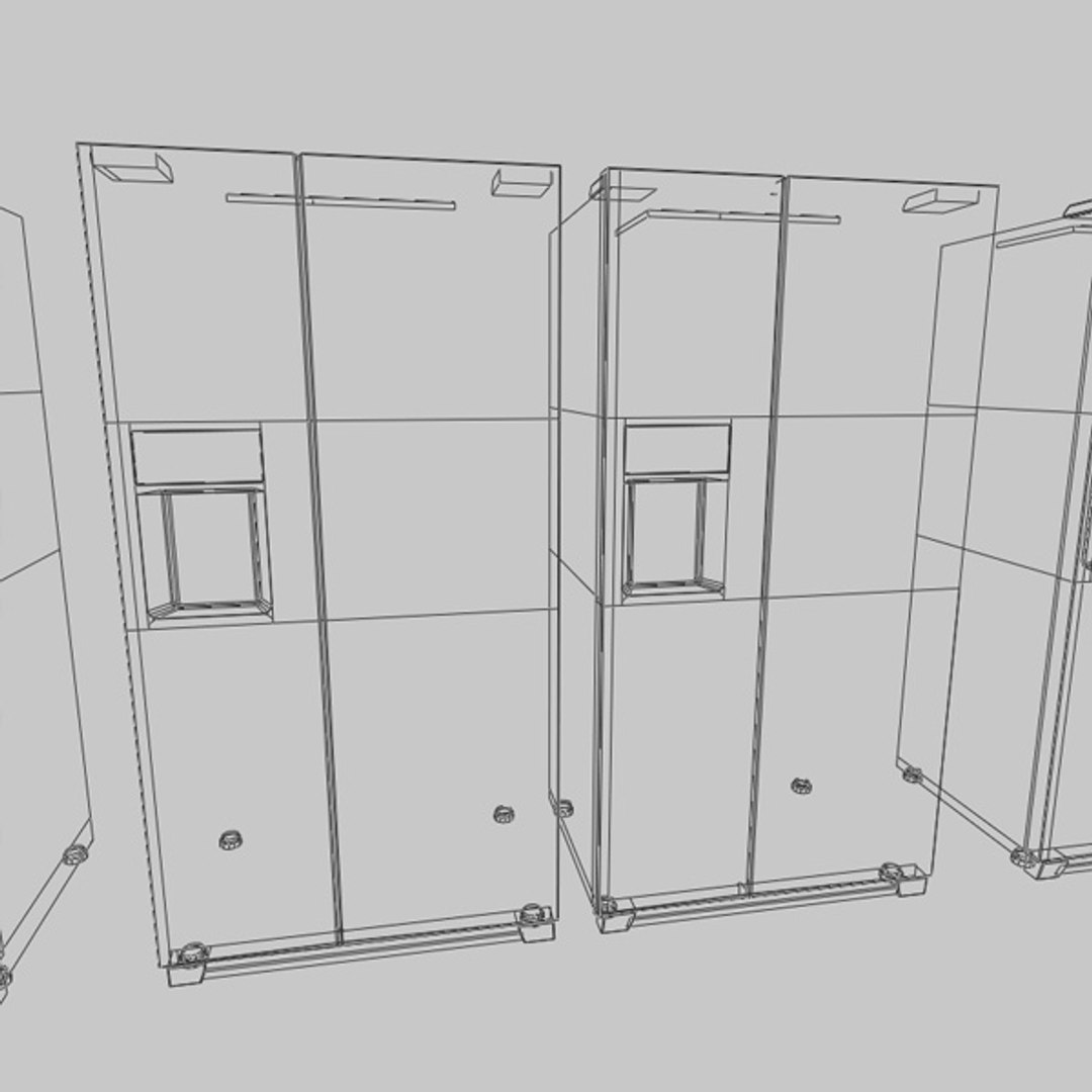 3ds Max Refrigerator Fridges