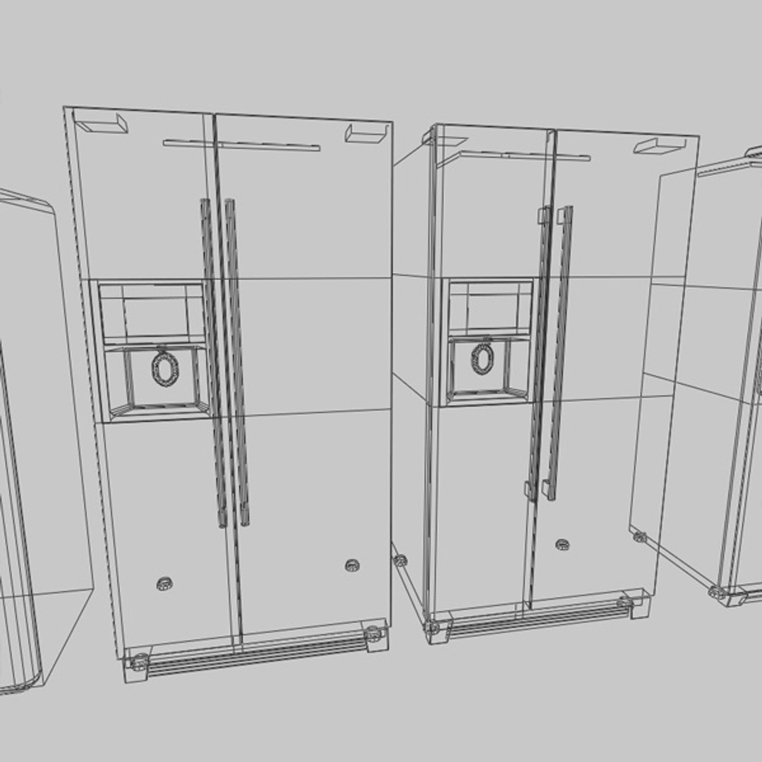 3ds Max Refrigerator Fridges