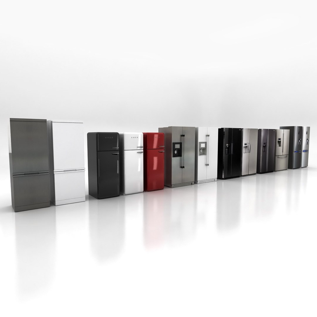 3ds Max Refrigerator Fridges
