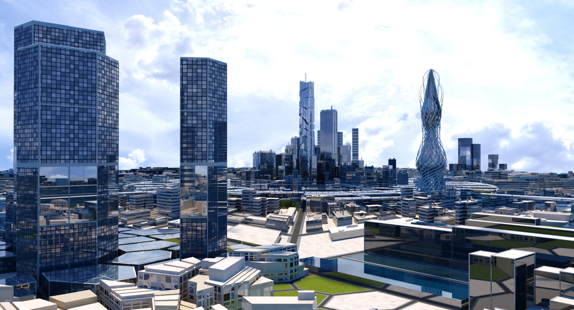 3D Future Futuristic Architectural - TurboSquid 1355871