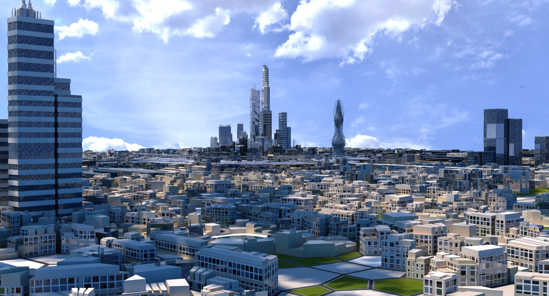 3D Future Futuristic Architectural - TurboSquid 1355871