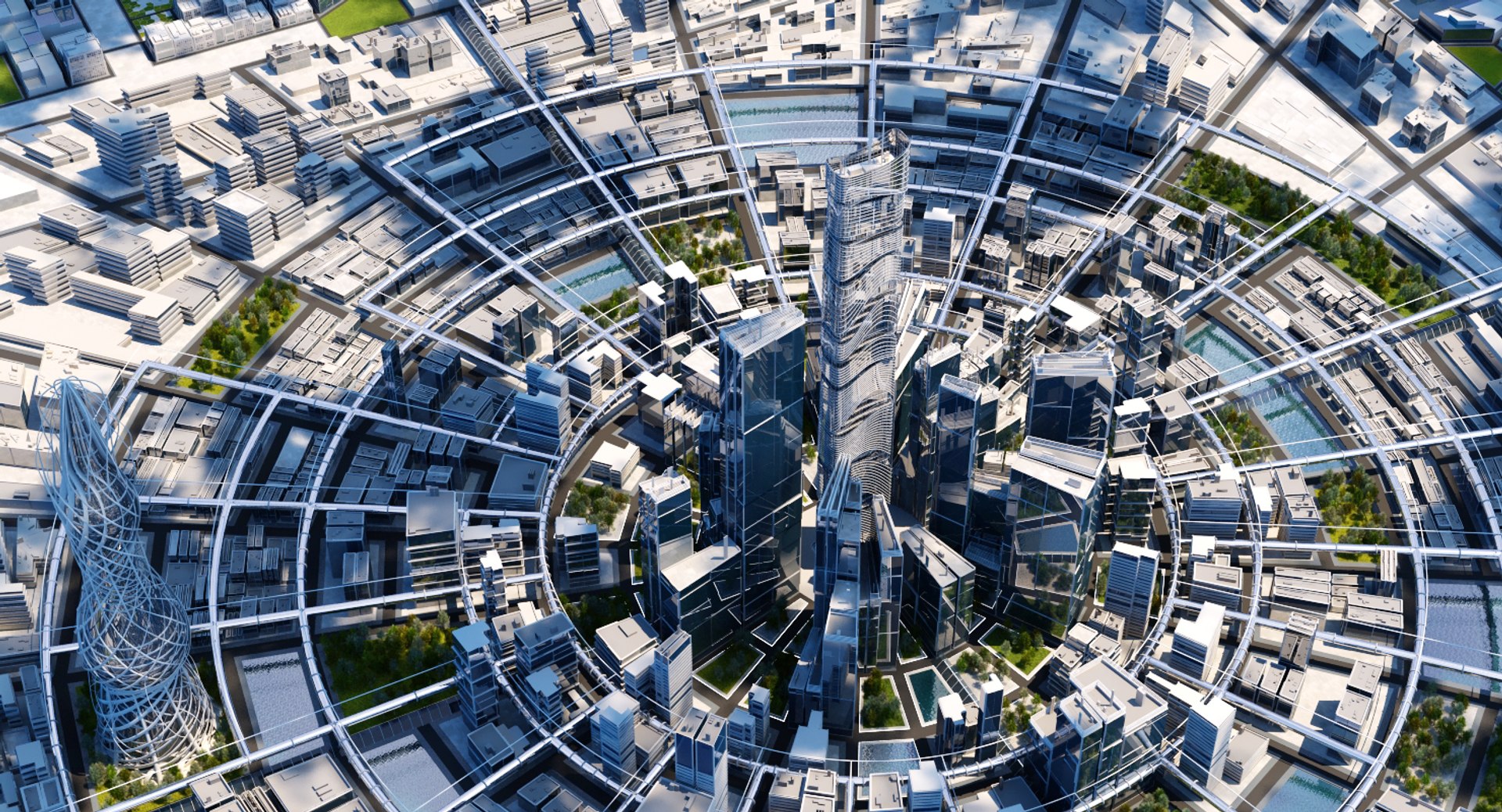 3D Future Futuristic Architectural - TurboSquid 1355871