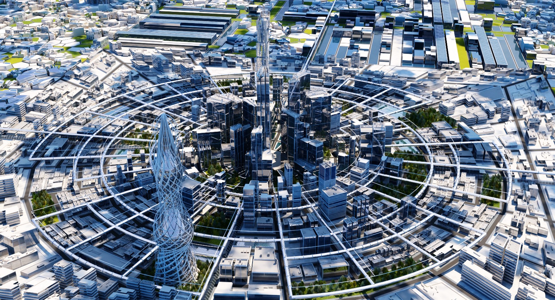 3D Future Futuristic Architectural - TurboSquid 1355871