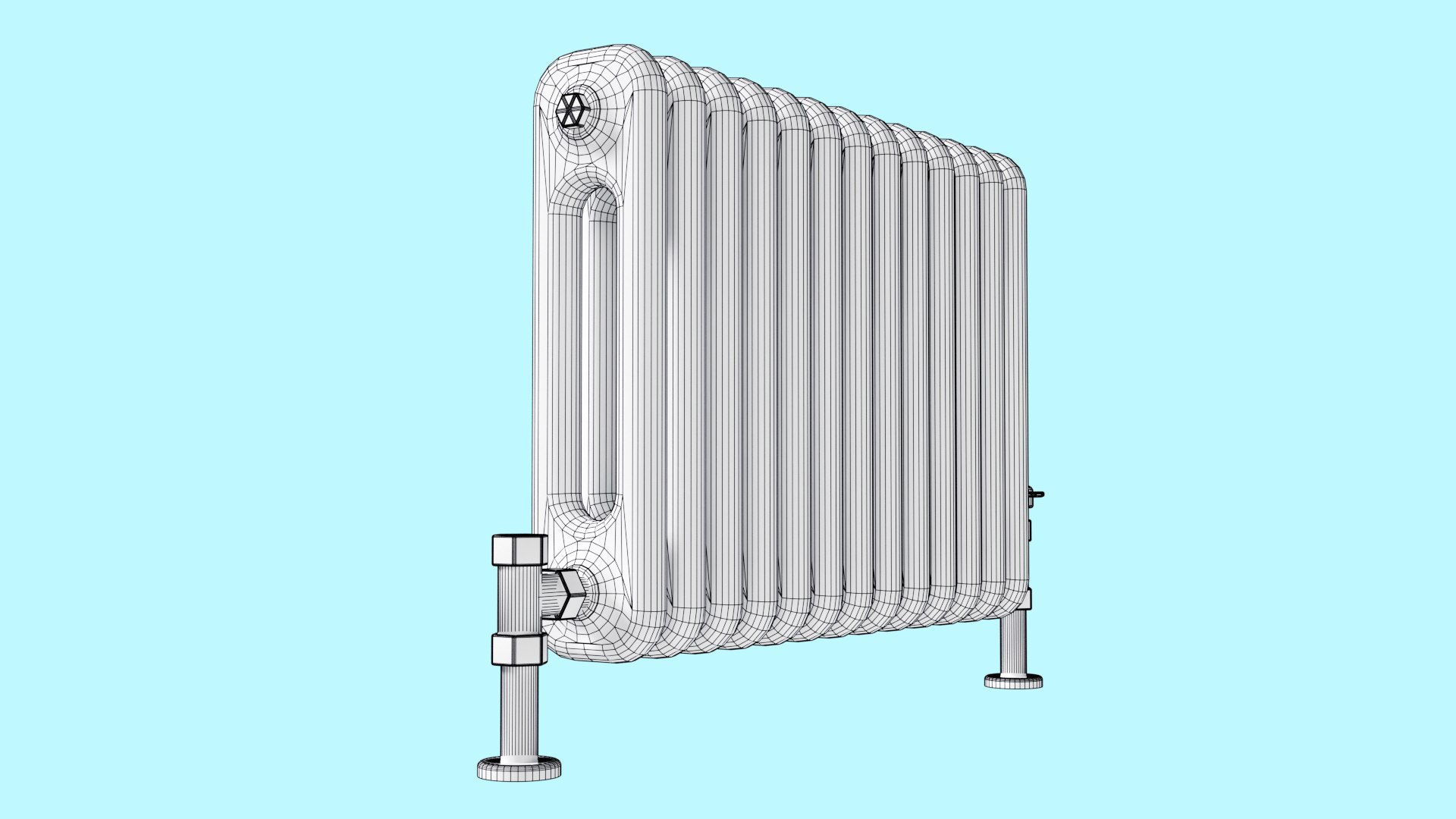 3D Low-Poly Radiator Heater Model - TurboSquid 2287396