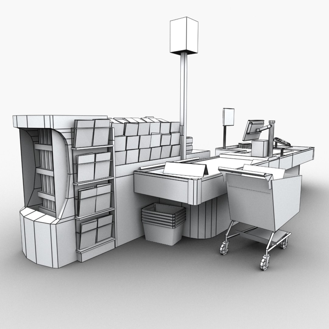 3d Grocery - Model