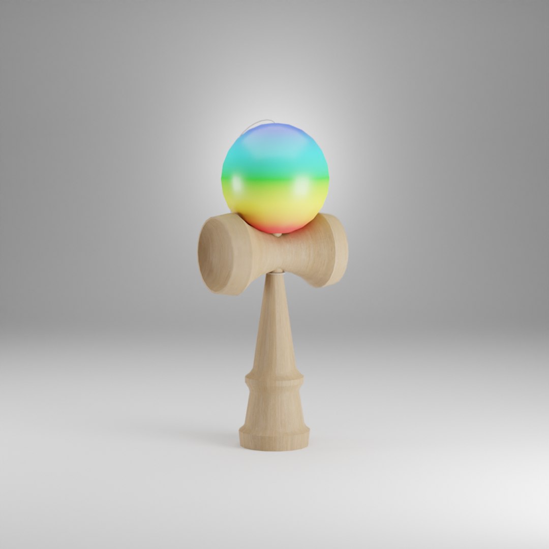Kendama - Realistic Low Poly 3D Model - TurboSquid 1793080