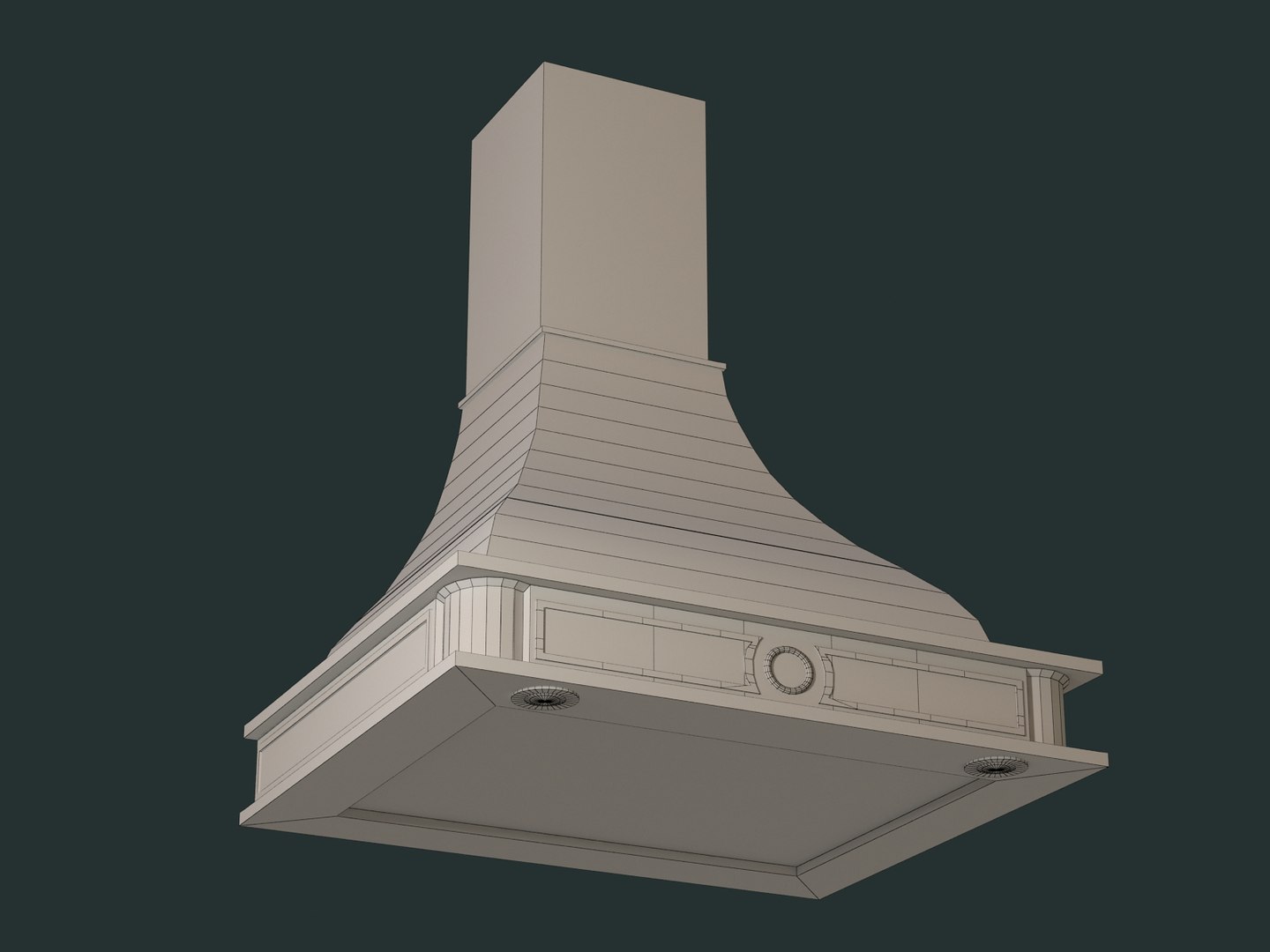 3d Model Kitchen Hood