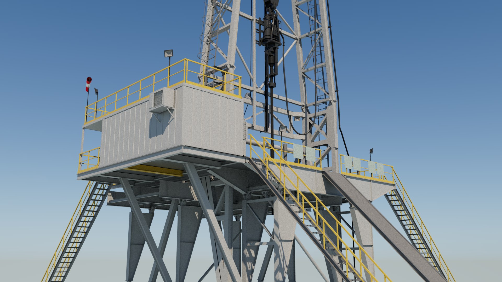 Drilling Platform 3D - TurboSquid 2140918