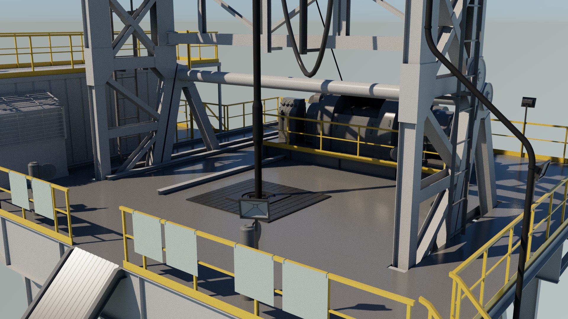 Drilling Platform 3D - TurboSquid 2140918