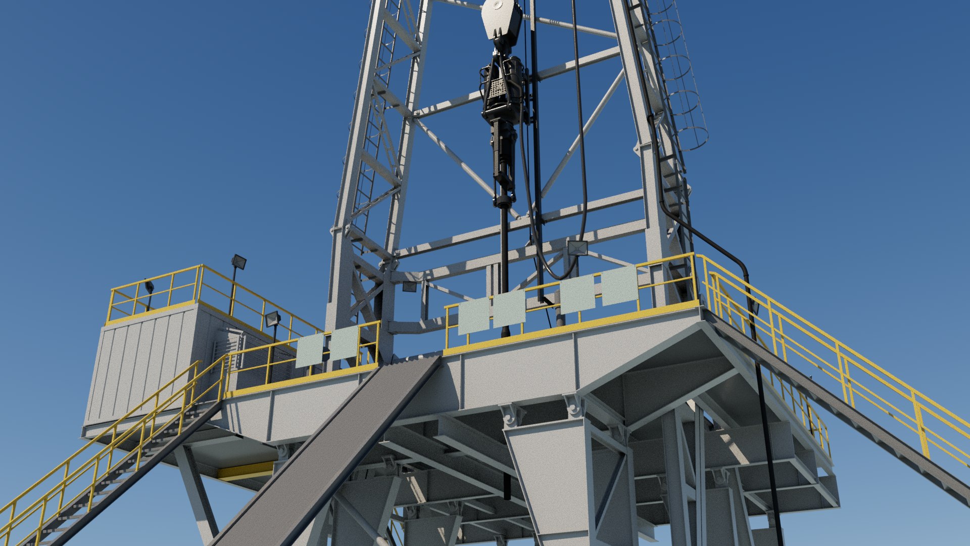 Drilling Platform 3D - TurboSquid 2140918