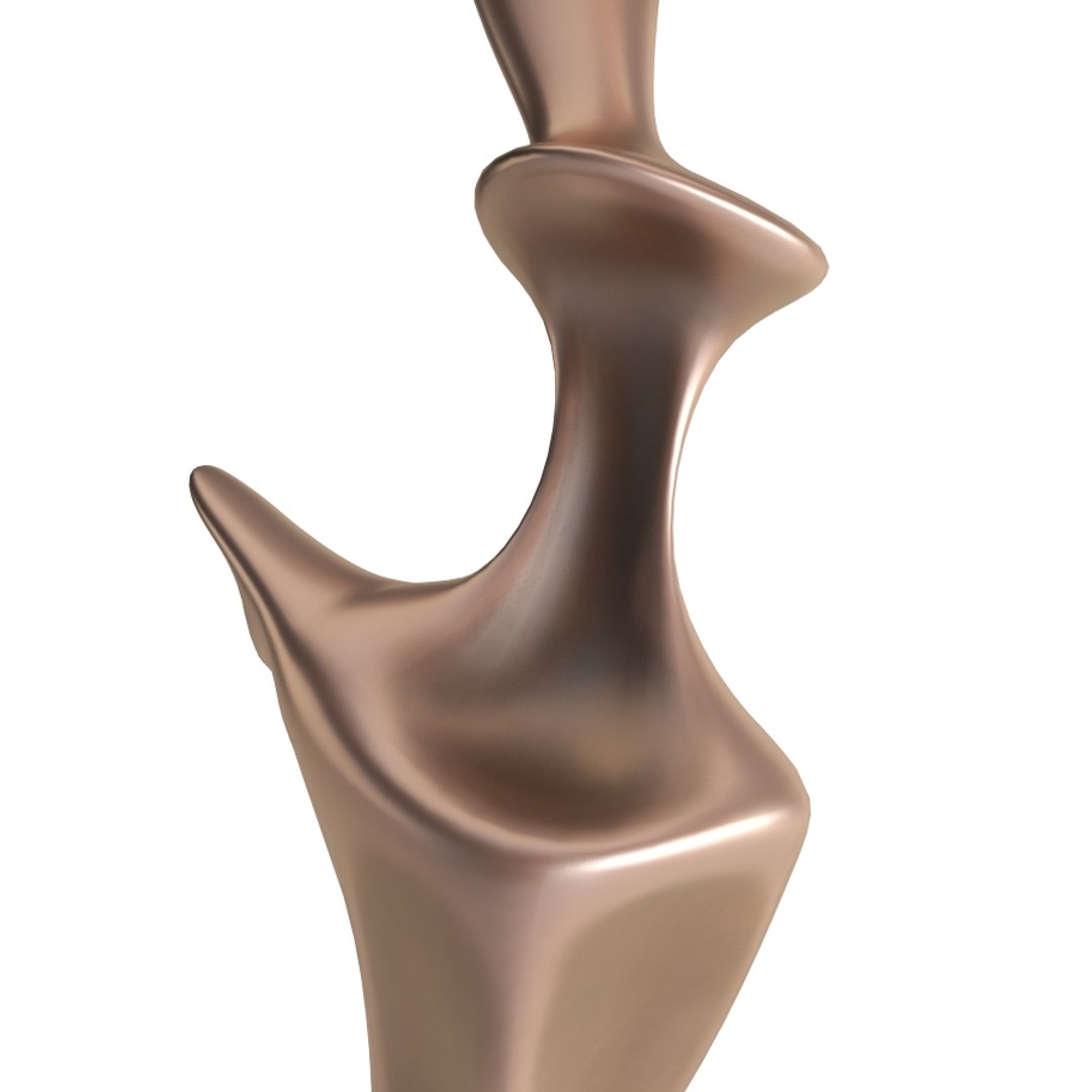 Abstract Art Bronze 3D Model - TurboSquid 1525959