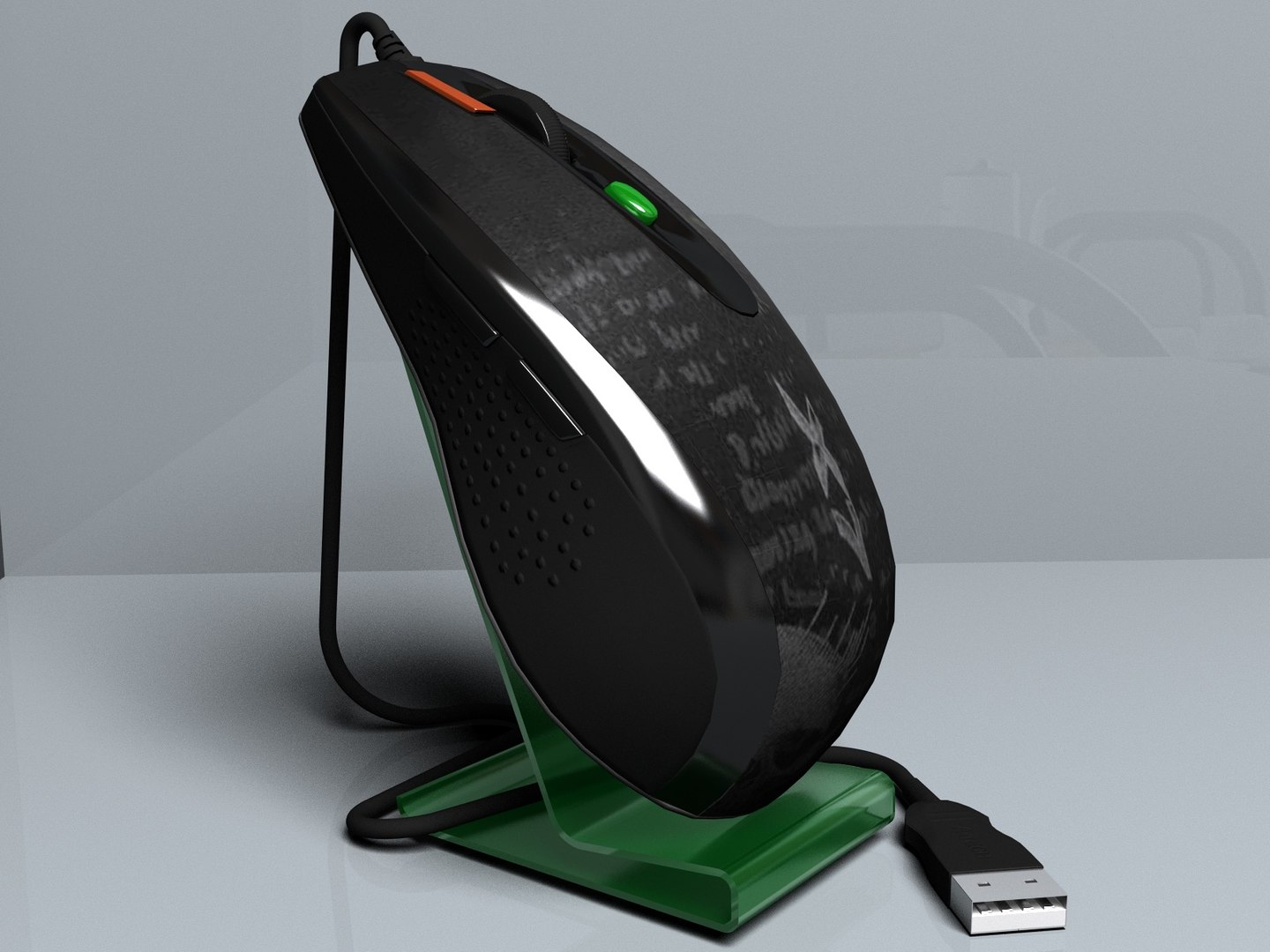 Laser Mouse A4tech X7f5 3d Model