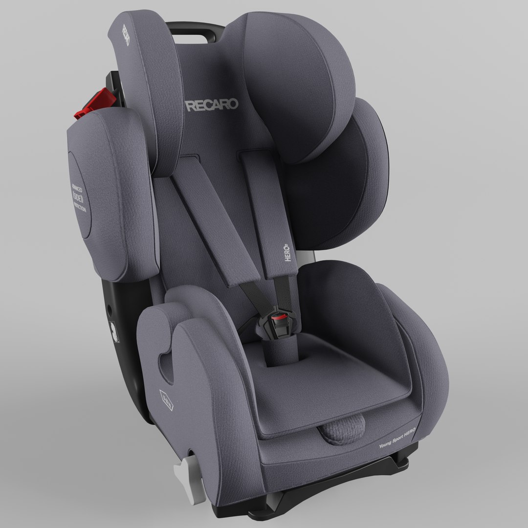 Recaro Young Sport Hero Children Car Seat Core Simply Grey Model ...