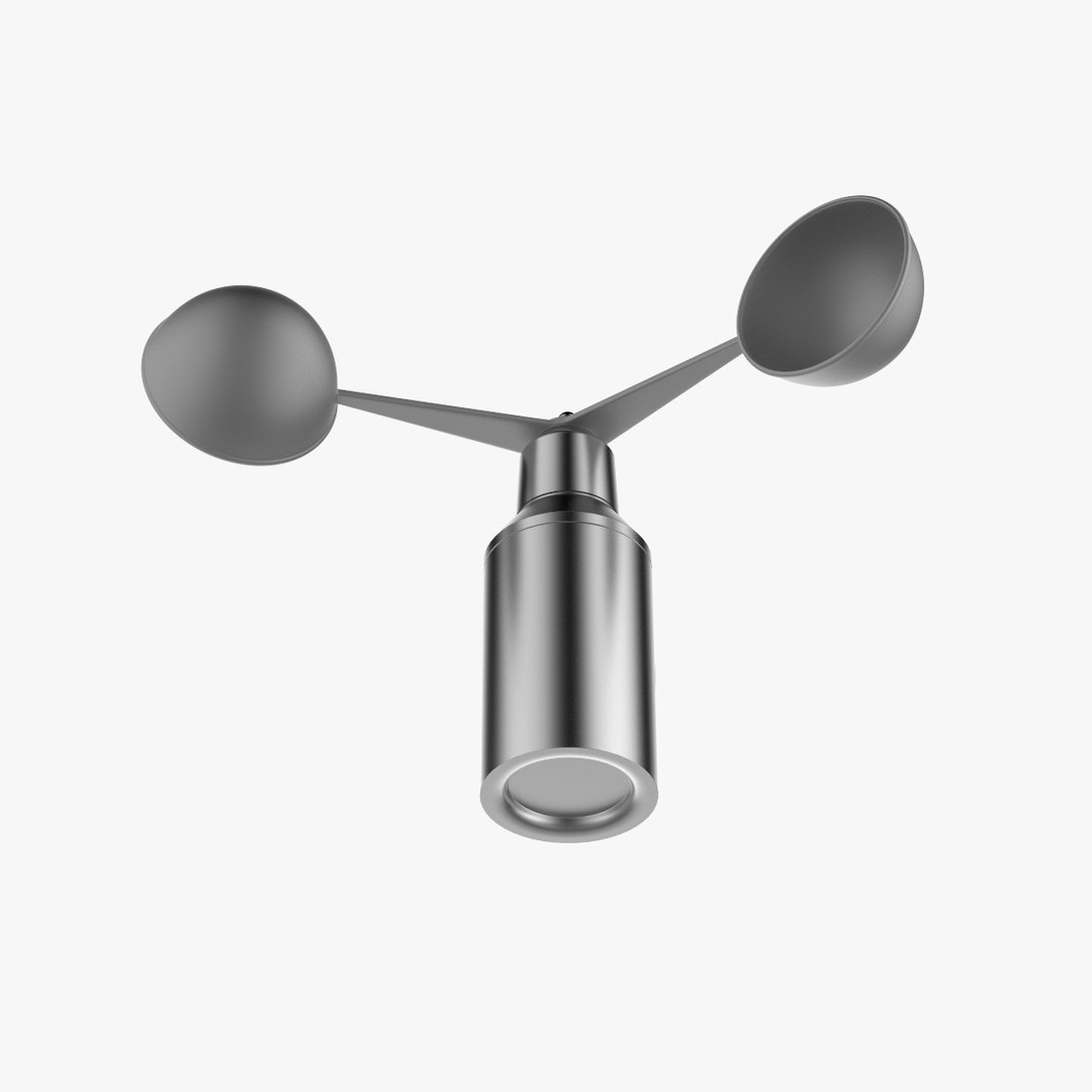 Wind Speed Sensor Anemometer 3D Model - TurboSquid 1239367