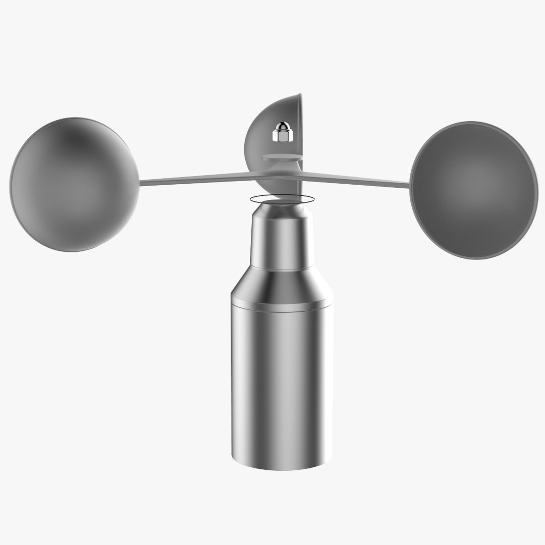 Wind Speed Sensor Anemometer 3D Model - TurboSquid 1239367