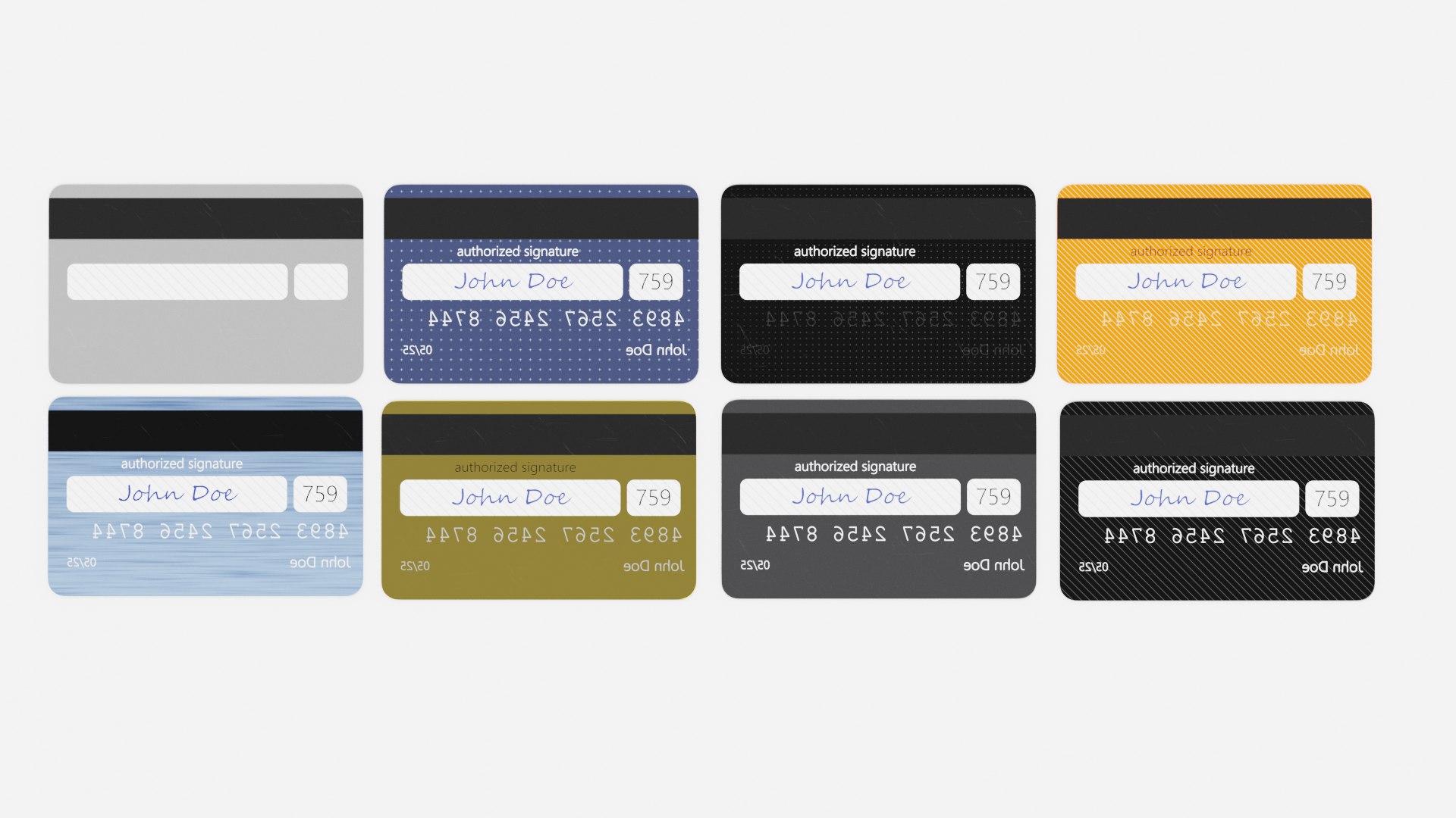 Credit Cards 3D Model - TurboSquid 1572020