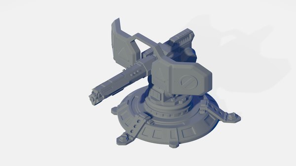 3D robot turret - TurboSquid 1671376