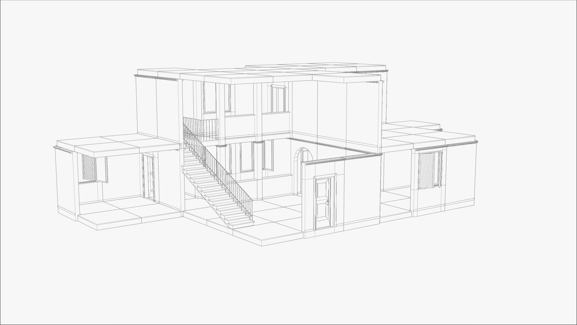 Easy House Generator - Unreal Engine UE4 3D model - TurboSquid 1841665