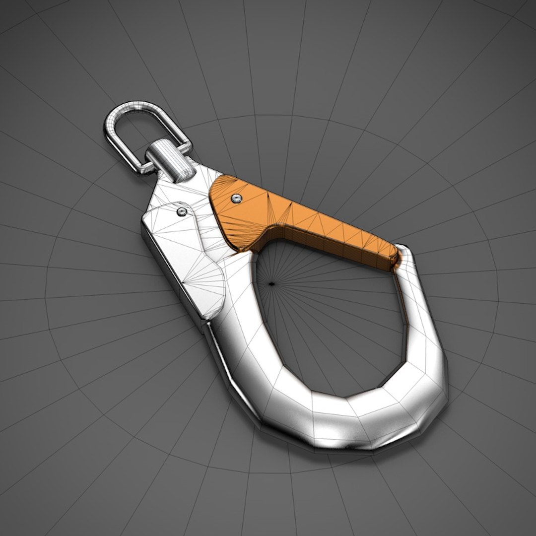 3d Carabiner Hook Model