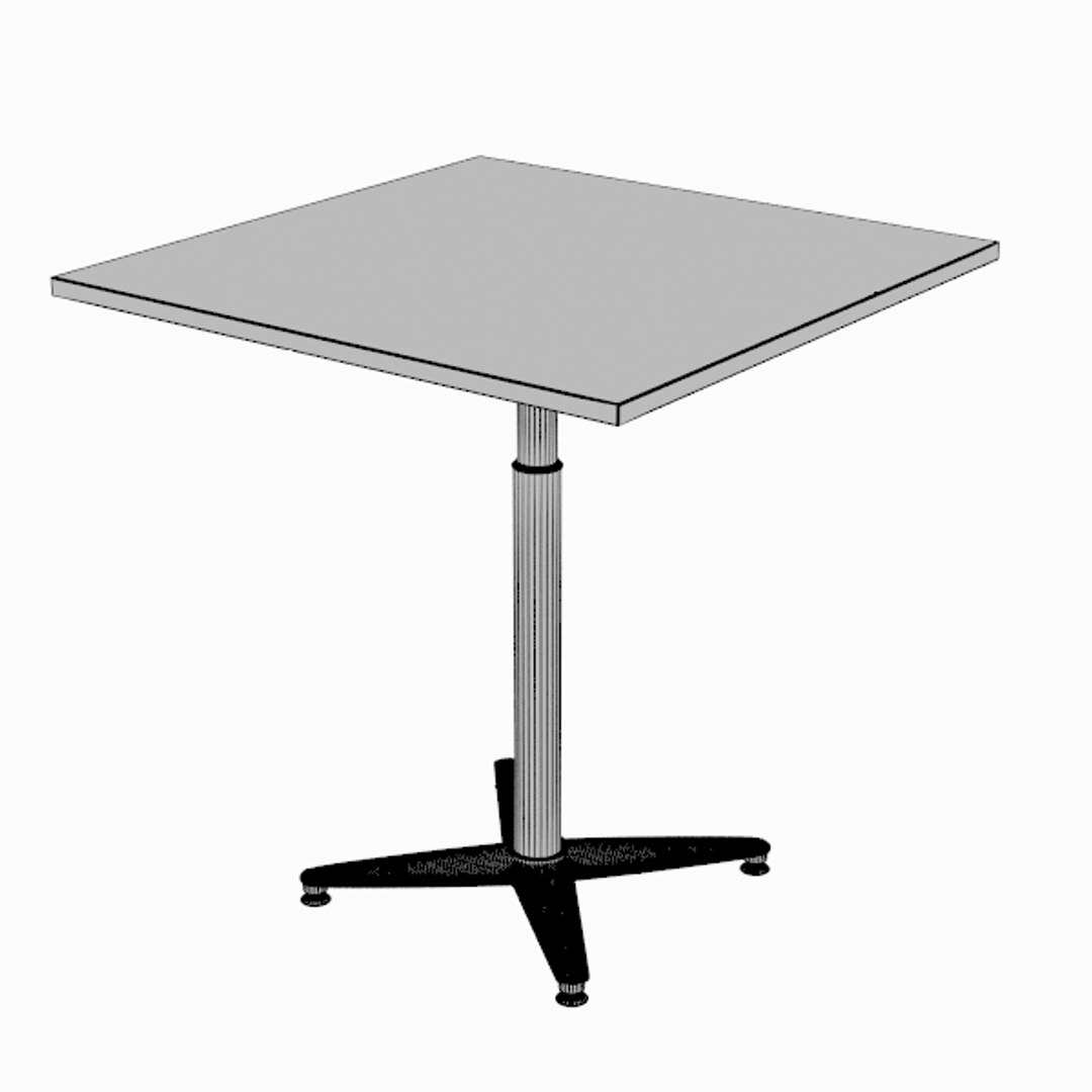 3d plastic table materia model