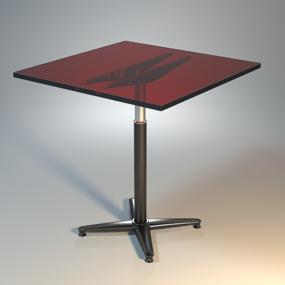 3d plastic table materia model