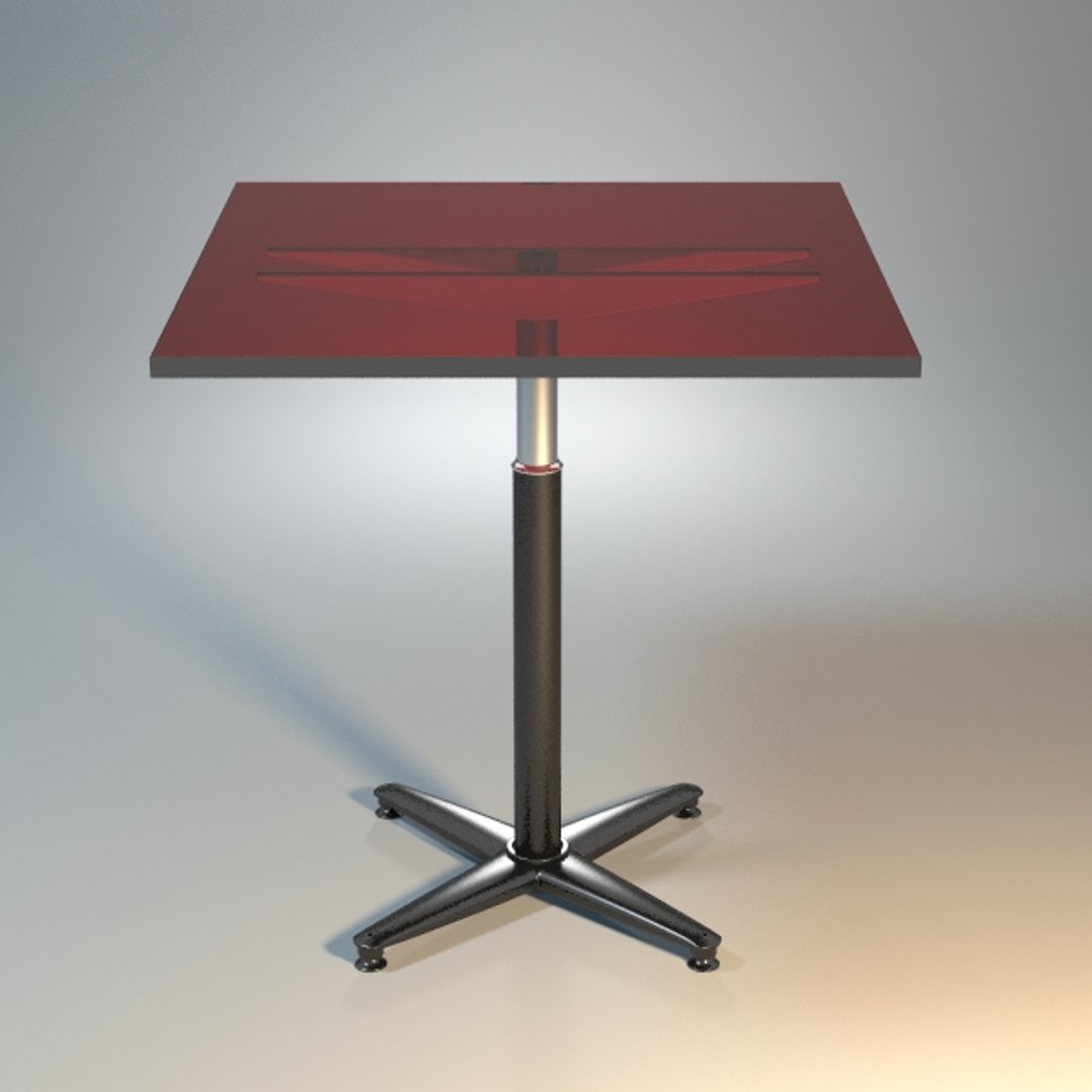 3d plastic table materia model