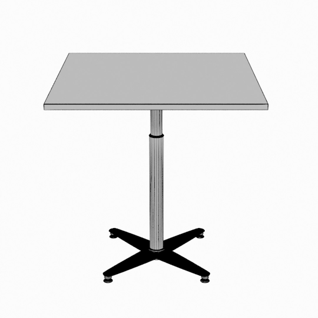 3d plastic table materia model