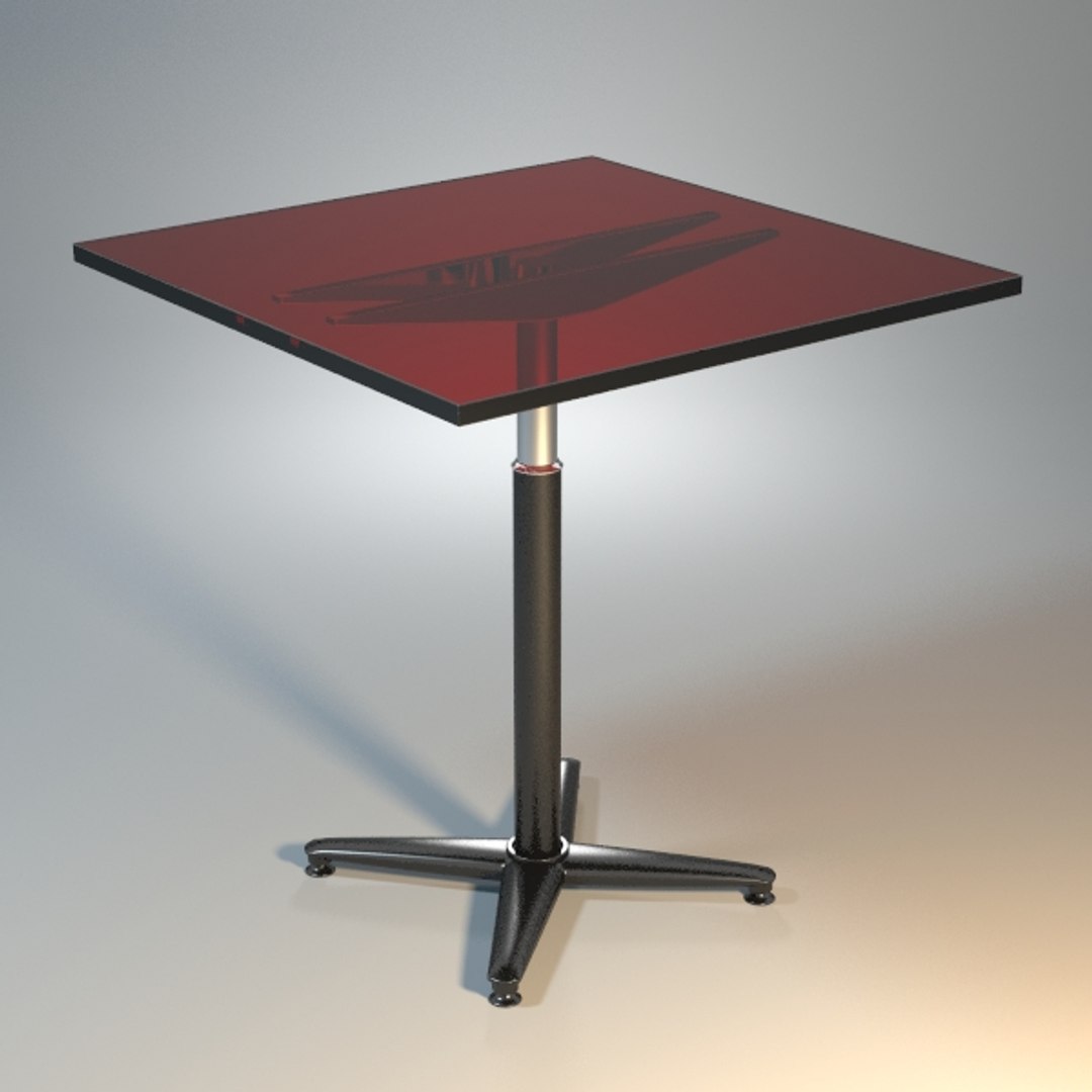 3d plastic table materia model