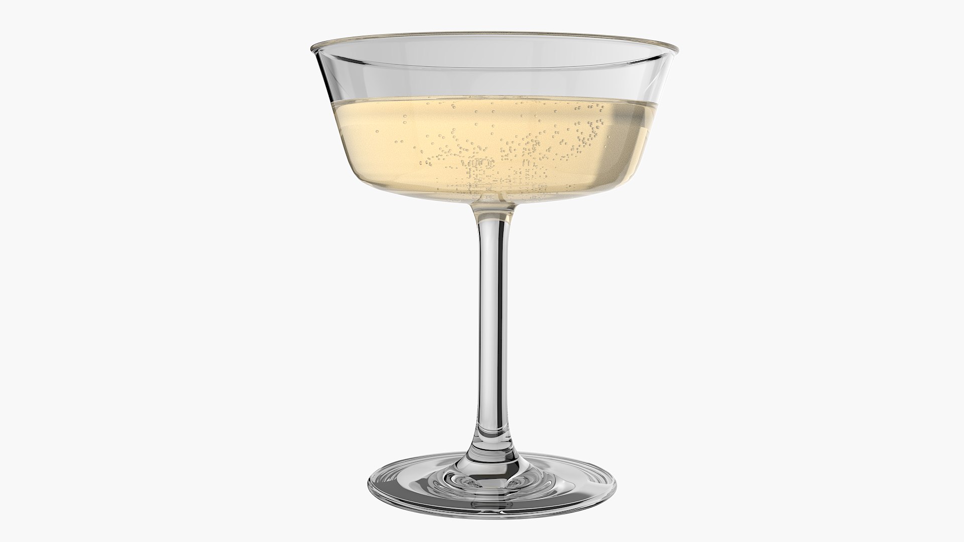 3D Fizzio Champagne Glass Model - TurboSquid 1825205