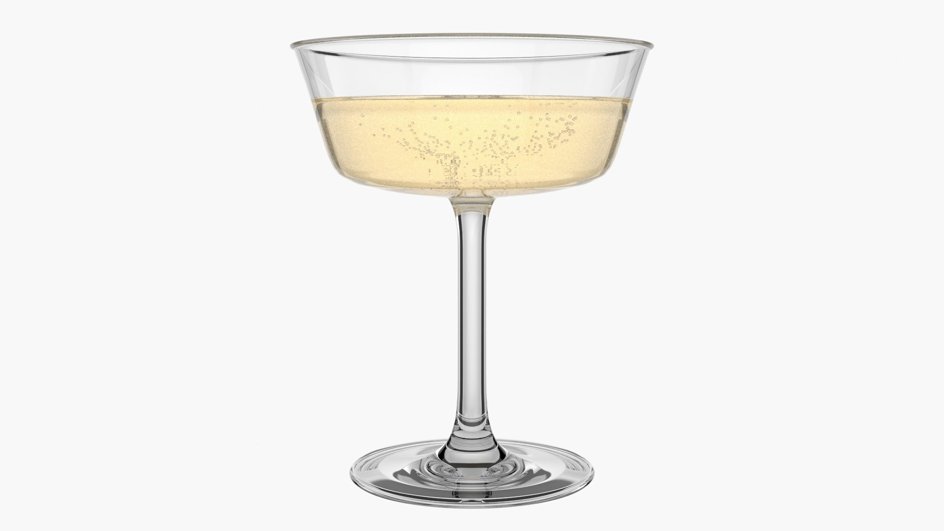 3D Fizzio Champagne Glass Model - TurboSquid 1825205