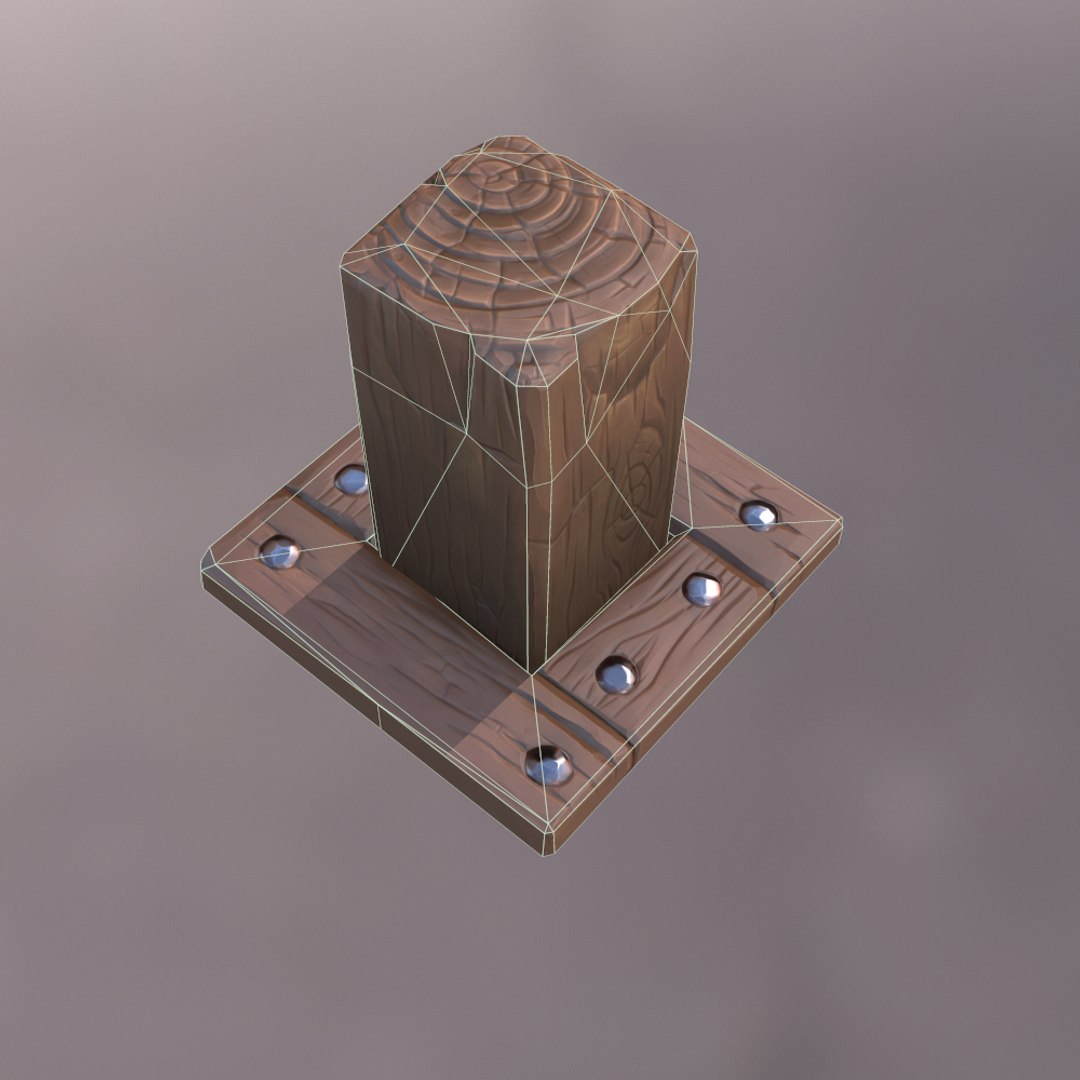3d wooden element