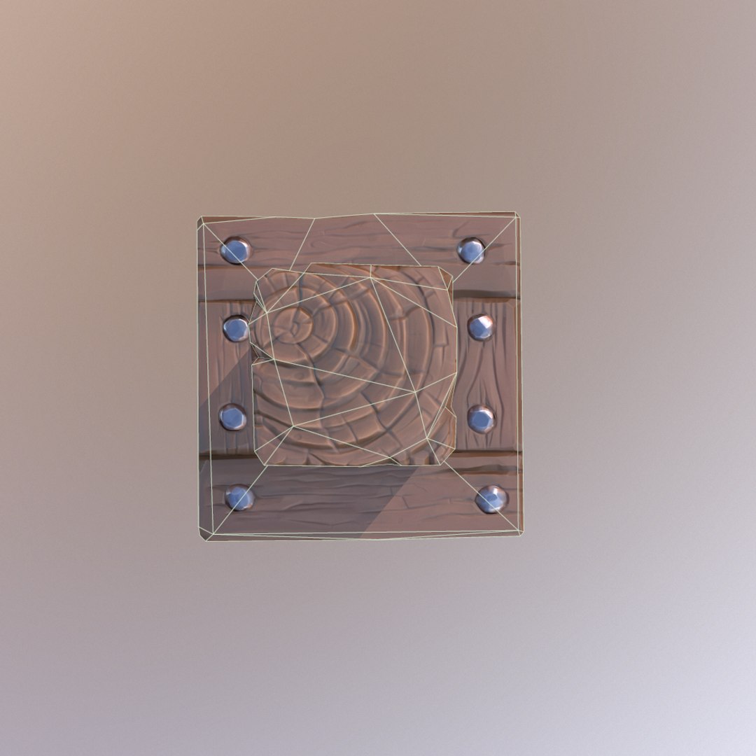 3d wooden element