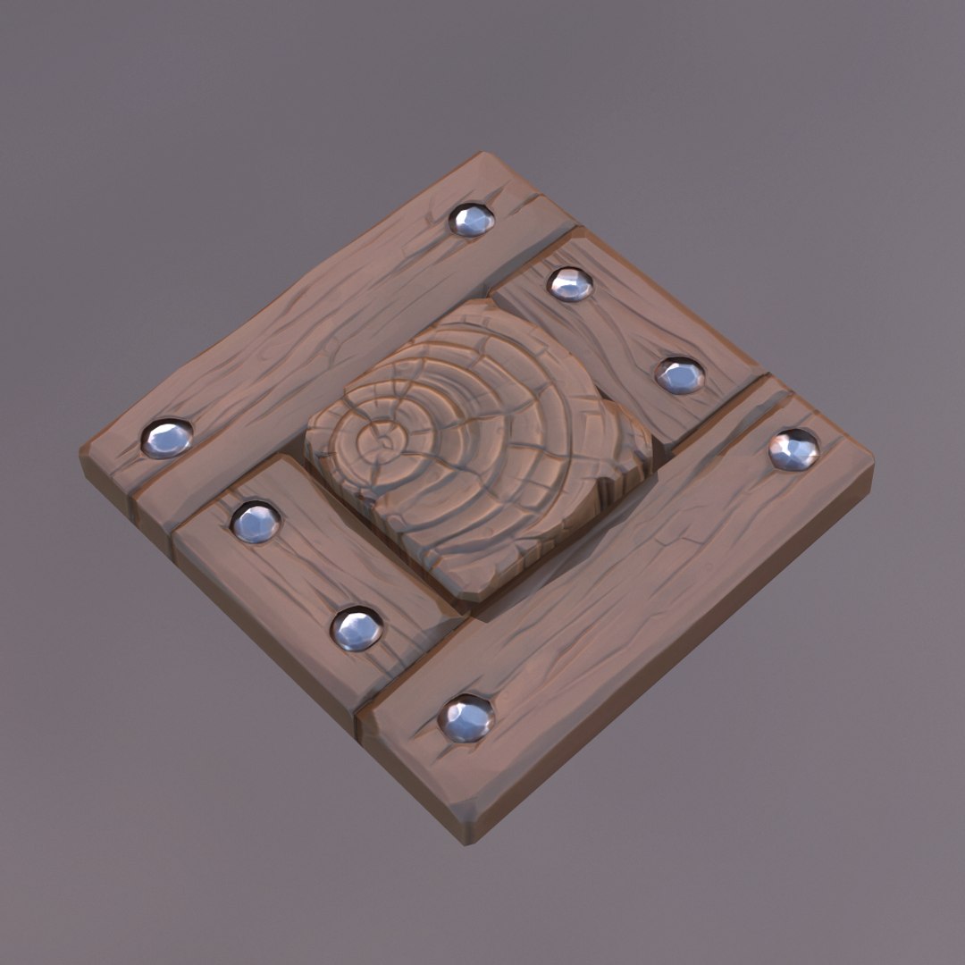 3d wooden element