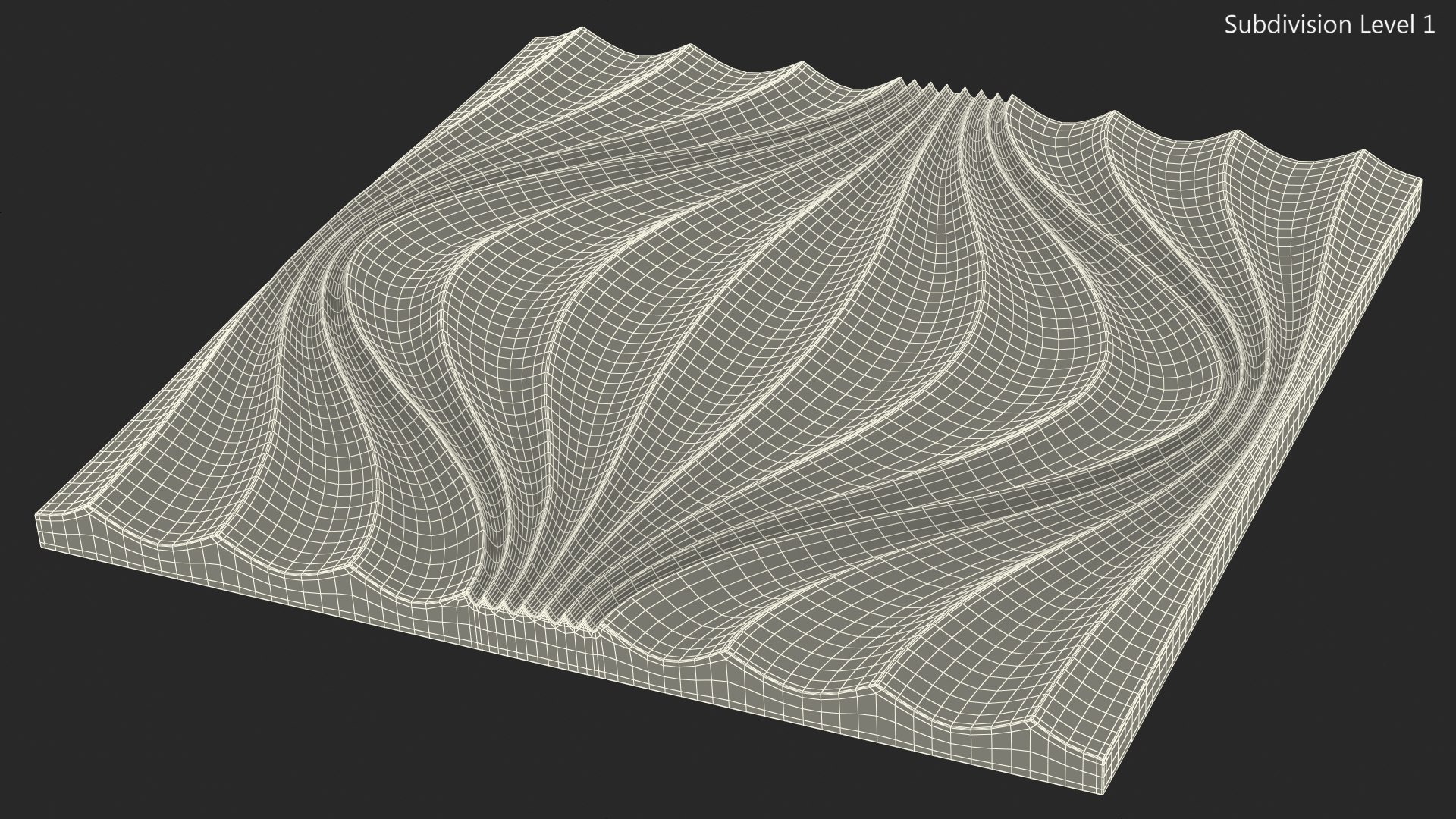 3D Wall Panel Circular Wave Metal 3D Model - TurboSquid 1907953