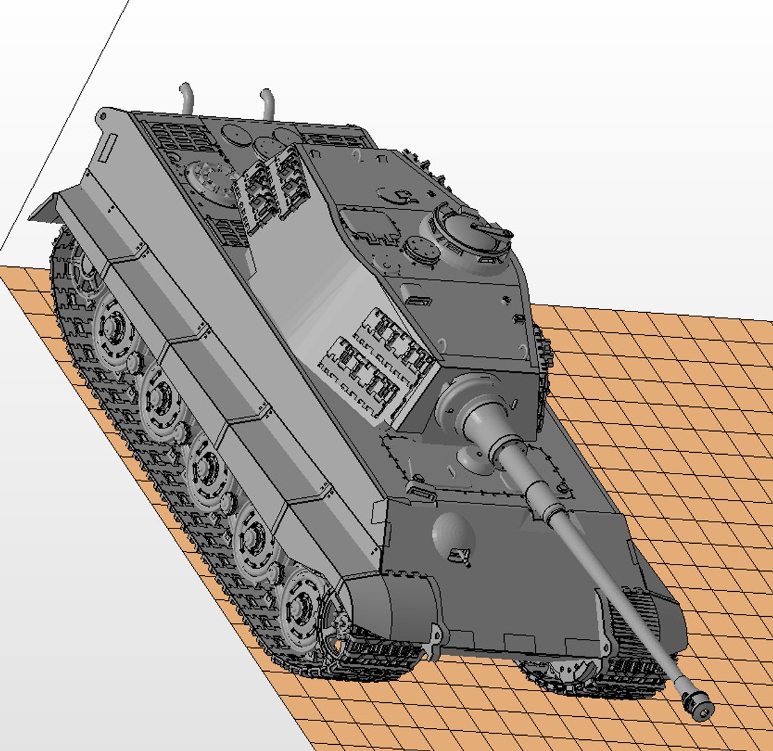 3D tank printing - TurboSquid 1283656