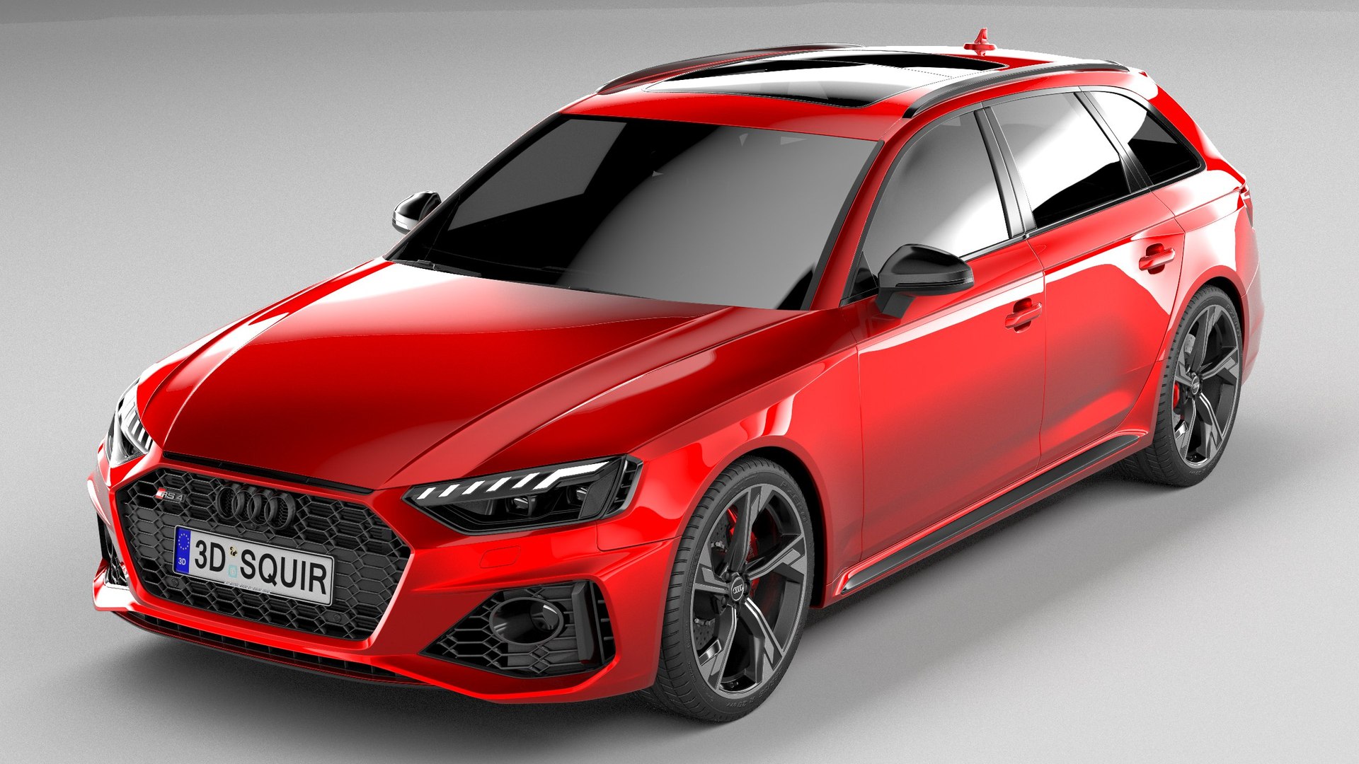 Audi Rs4 Avant 3D - TurboSquid 1478736
