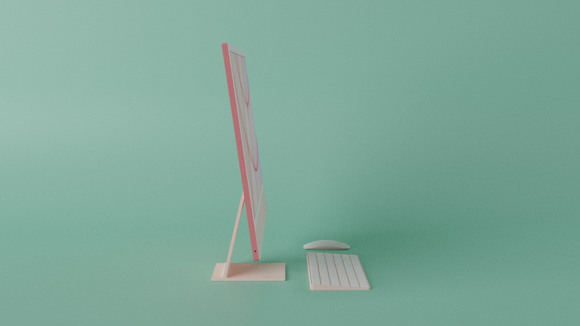 IMac 24-inch 2021 Pink 3D Model - TurboSquid 1937955