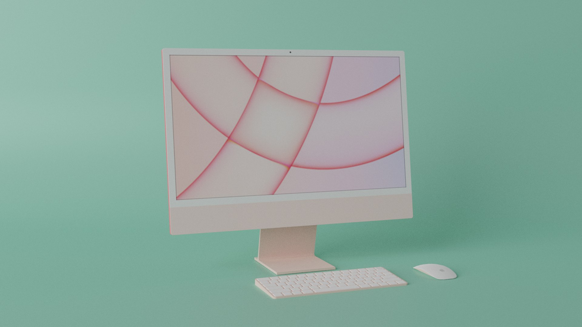 IMac 24-inch 2021 Pink 3D Model - TurboSquid 1937955