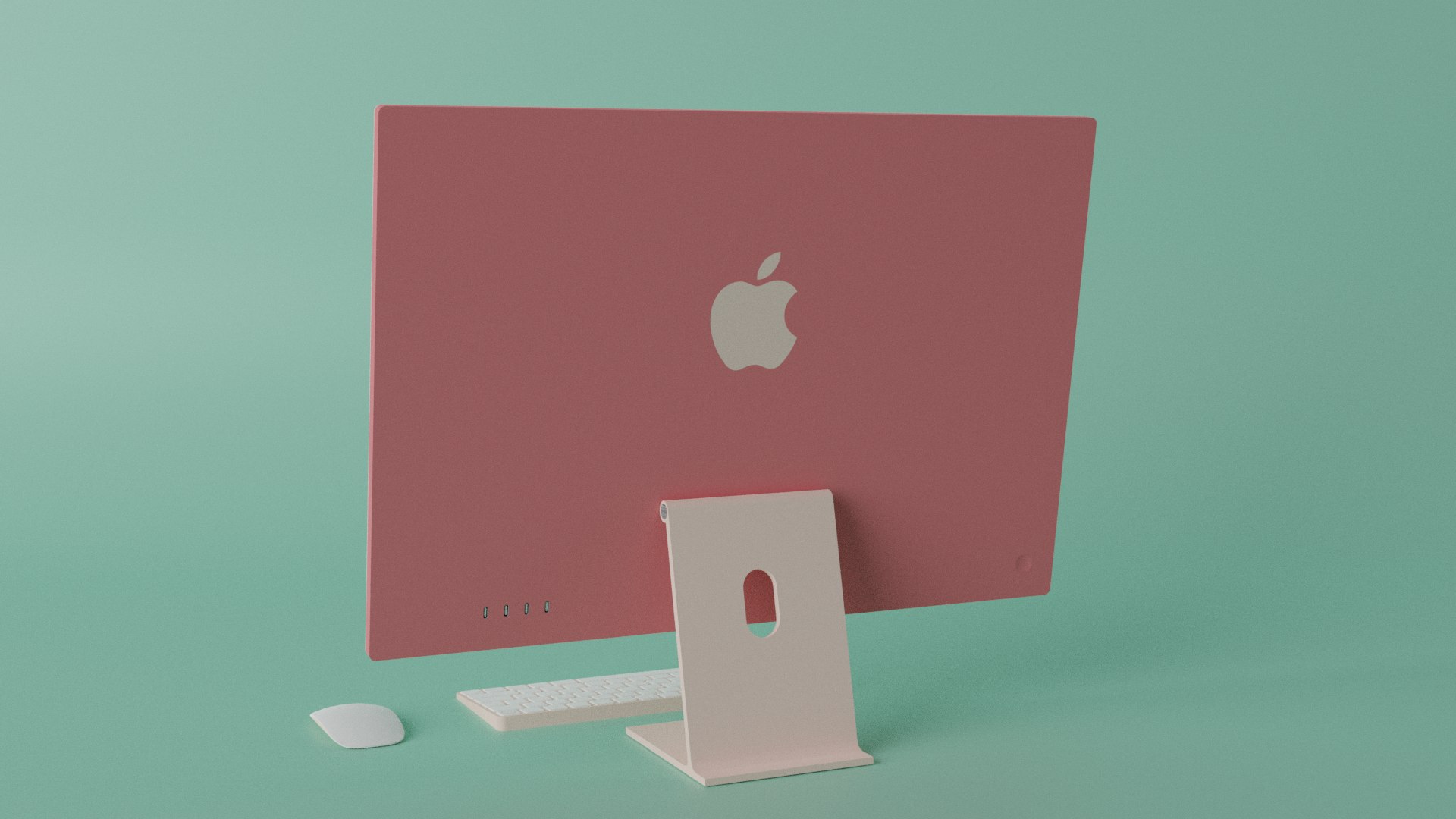 IMac 24-inch 2021 Pink 3D model - TurboSquid 1937955