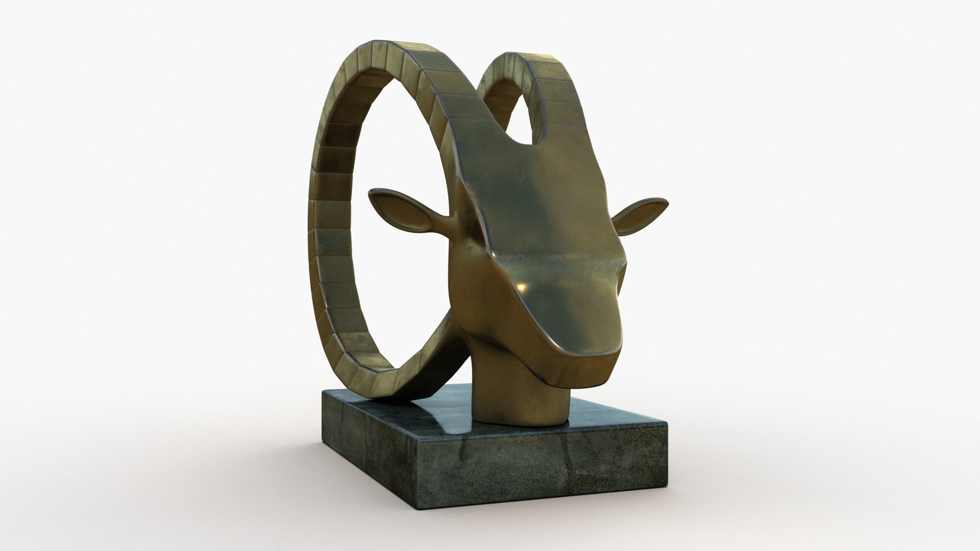 Ram Decorative Statue 8K PBR Textures 3D Model - TurboSquid 2216010