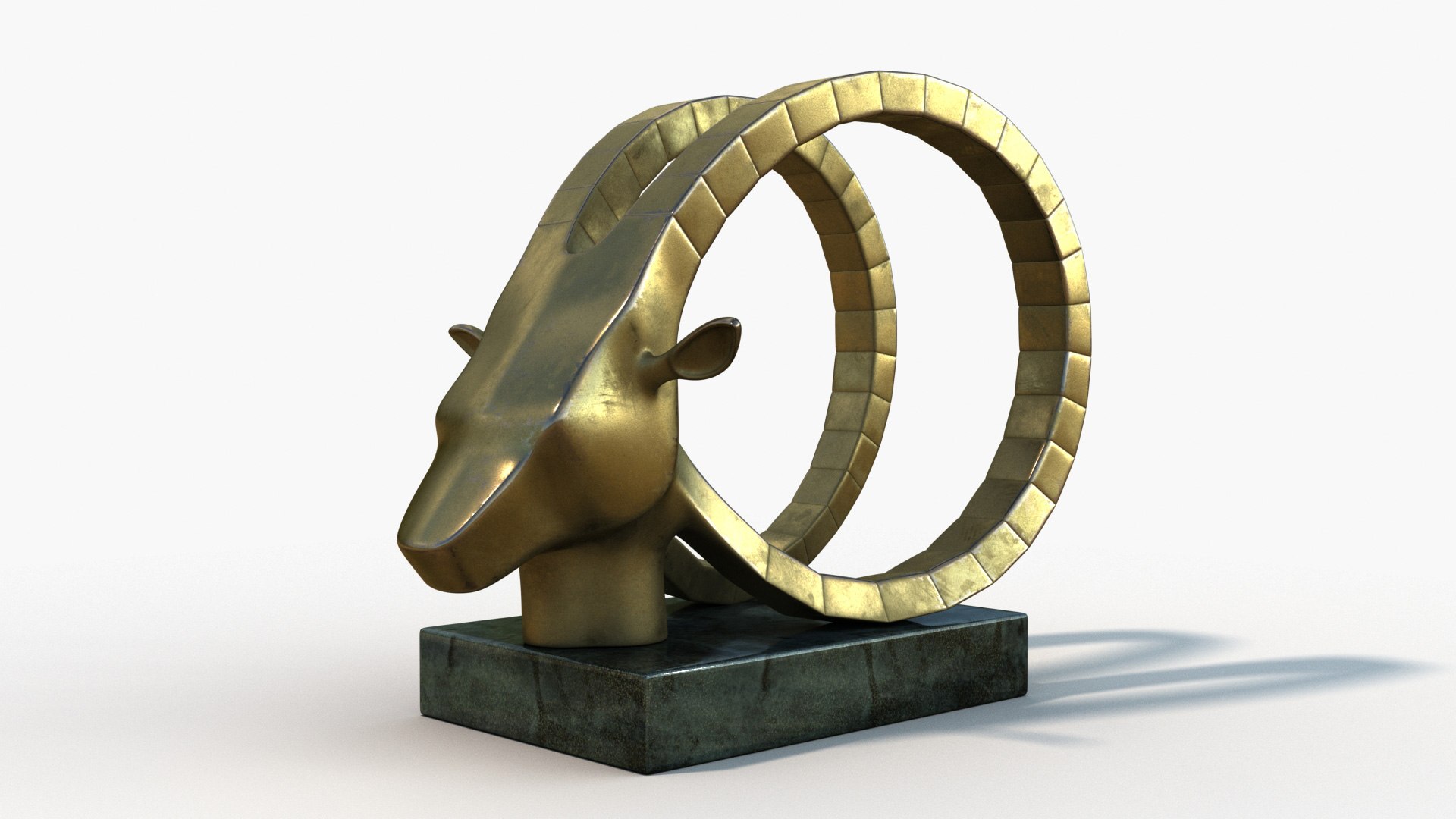 Ram Decorative Statue 8K PBR Textures 3D Model - TurboSquid 2216010