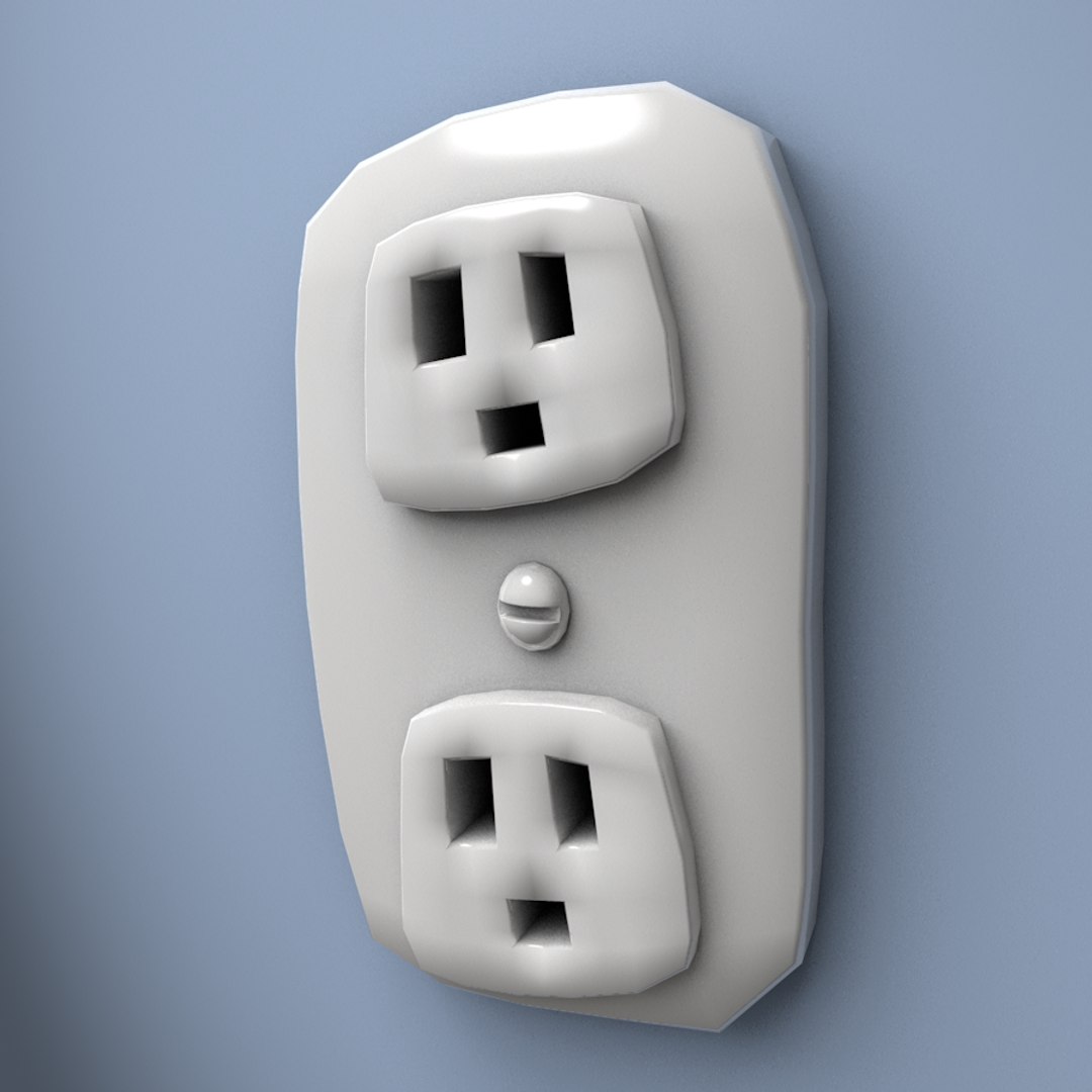 Power Outlet Model - TurboSquid 1200354