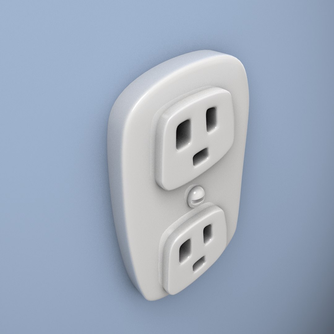 Power Outlet Model - TurboSquid 1200354