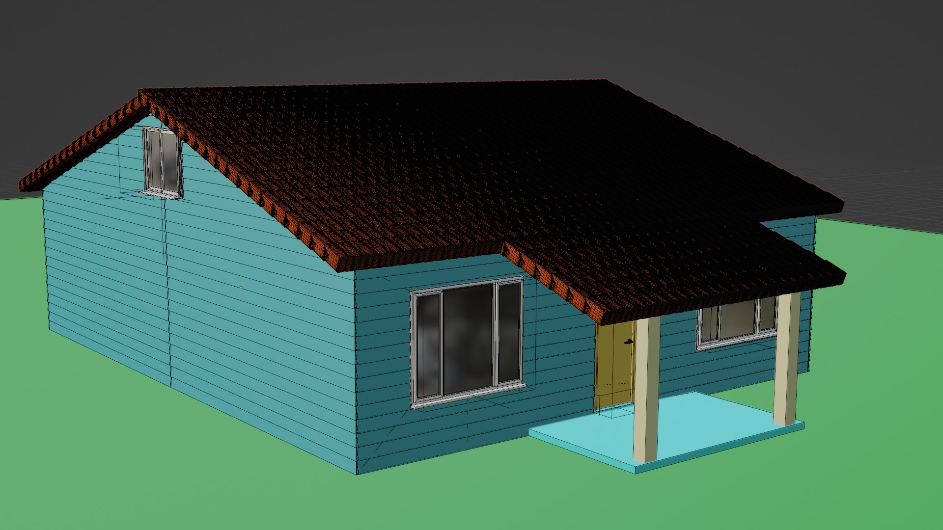 Simple House 1 3D - TurboSquid 2129661