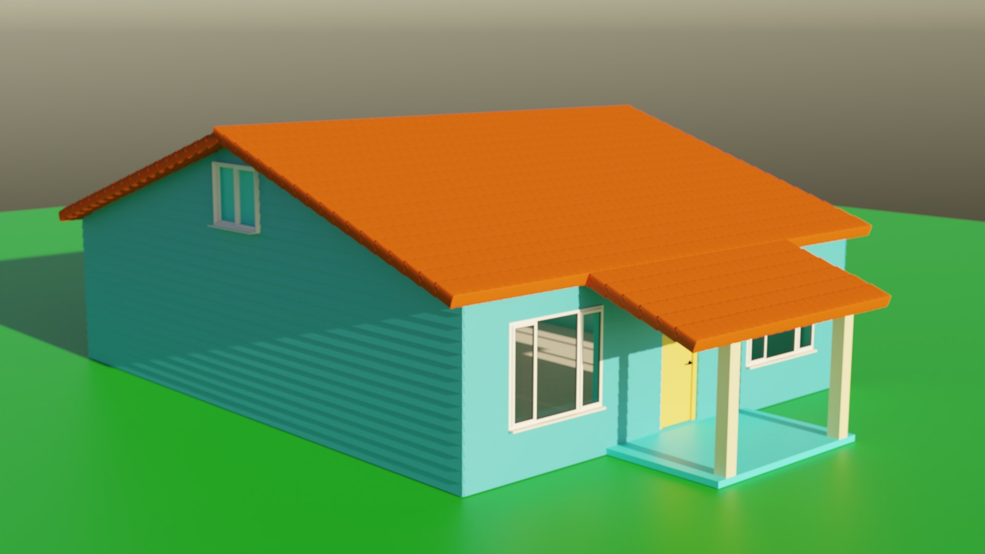 Simple House 1 3D - TurboSquid 2129661