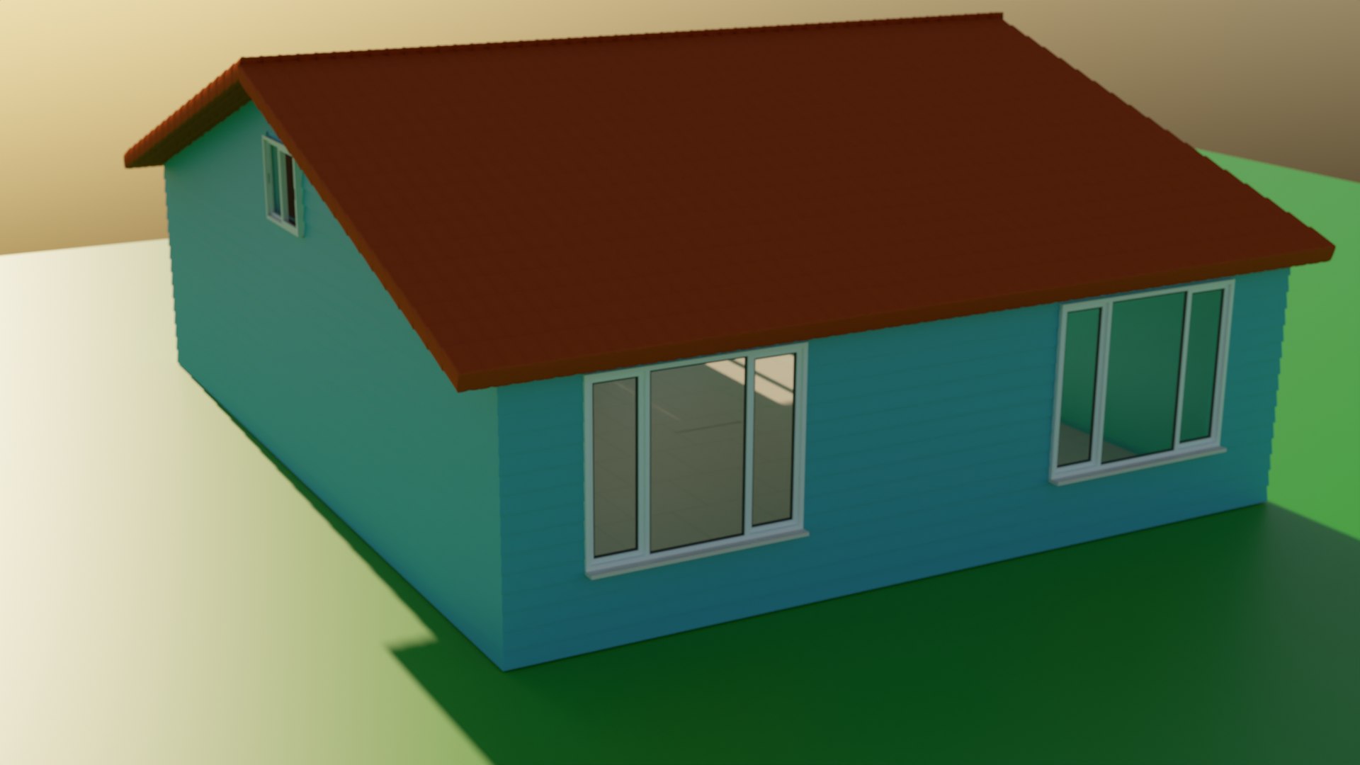 Simple House 1 3D - TurboSquid 2129661